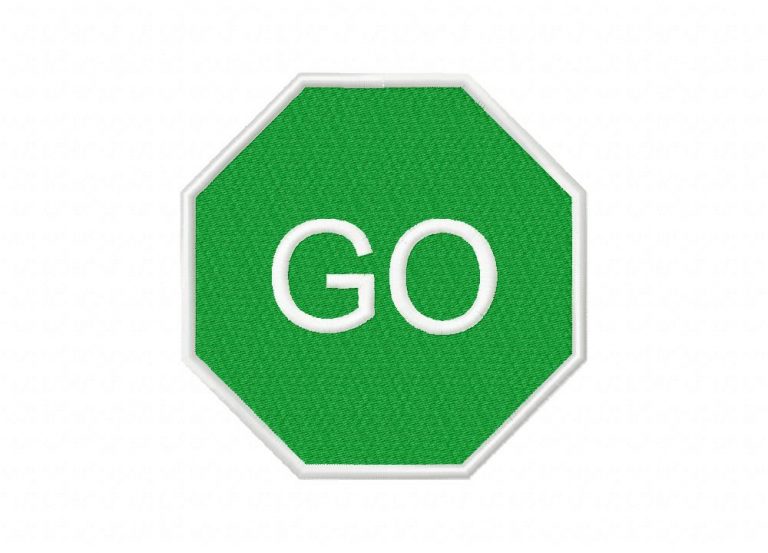Go Signage Embroidery Design – Embroidery Designs for Free