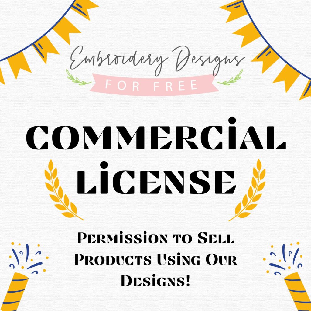 Commercial license / Permission to Sell Products Using Our Designs ...